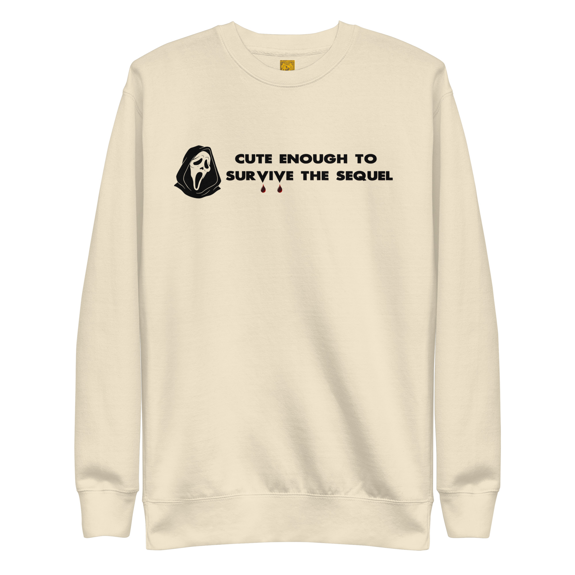 Cute Enough to Survive the Sequel Pastel Premium Sweatshirt | Aroma Flix